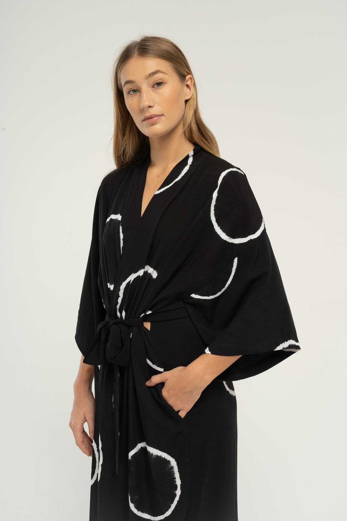Moon Robe Dress – Hand-Painted Bamboo Robe | SUKU Home
